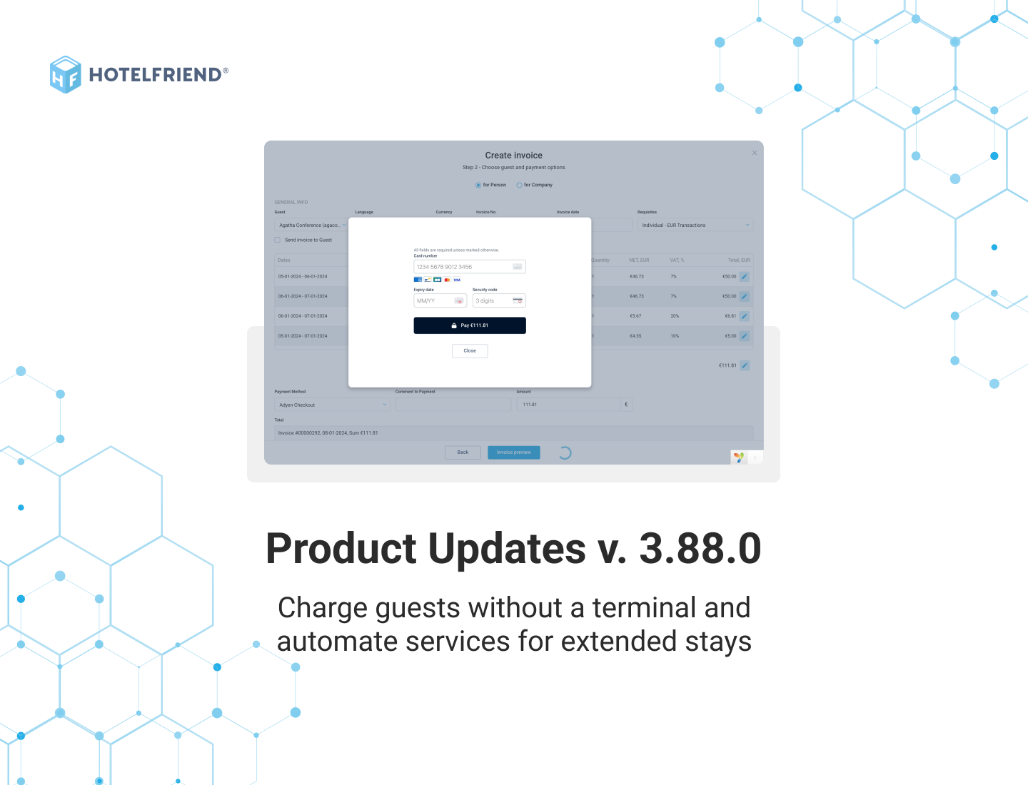 Product Updates v. 3.88.0: Charge guests without a terminal and ...