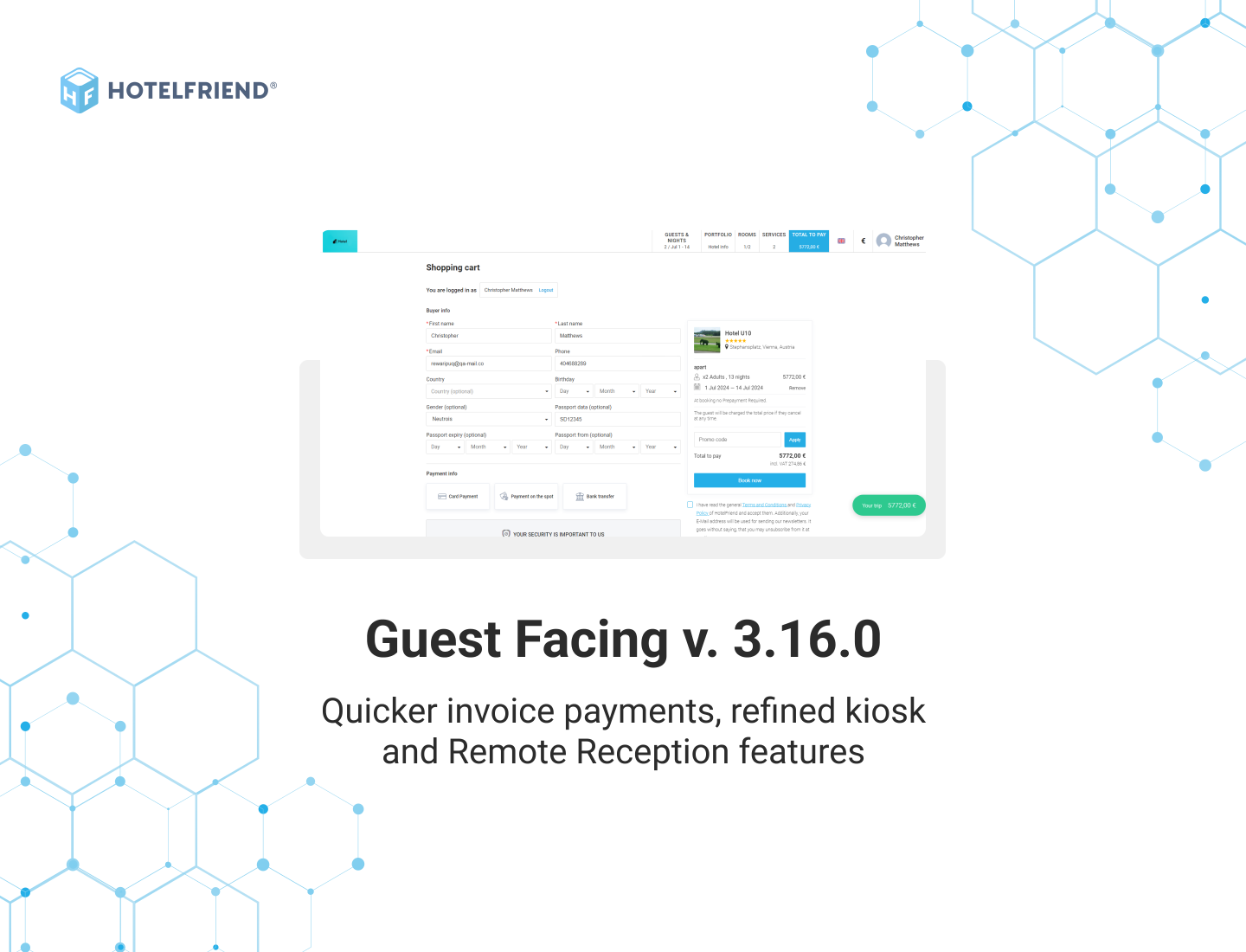 Guest Facing v. 3.16.0: Quicker invoice payments, refined kiosk and ...